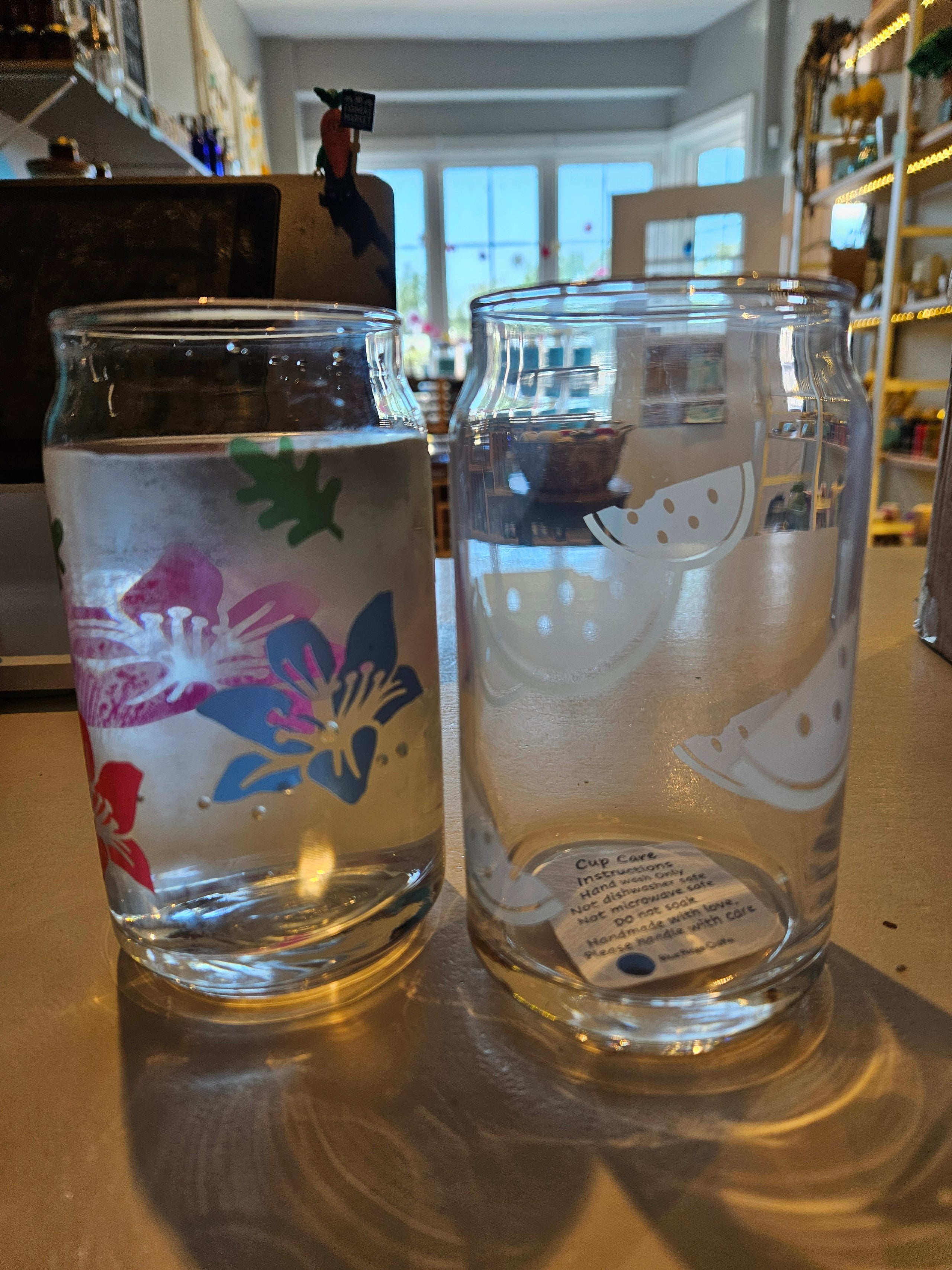 Color Changing Glass w/ Bamboo lid | Fillagreen